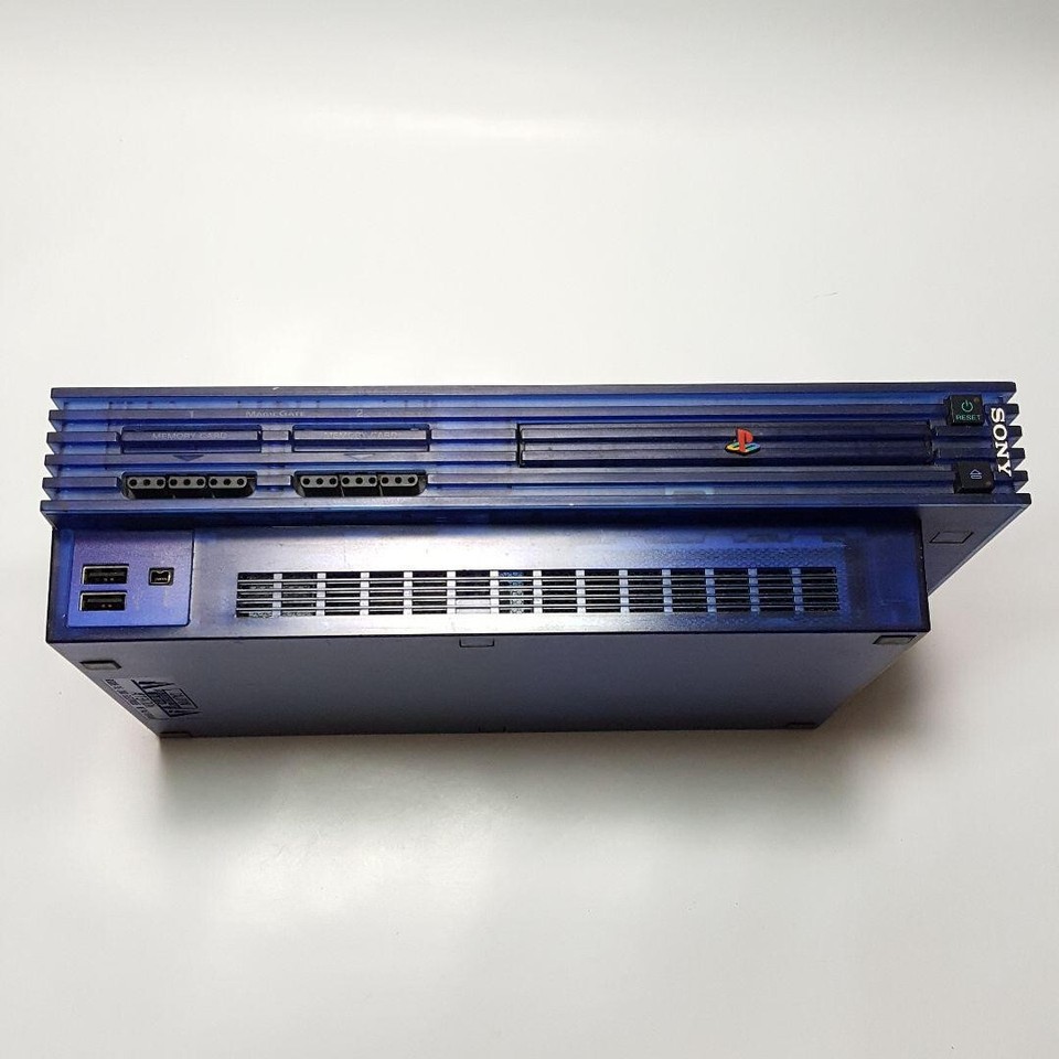 Sony PS2 SCPH-37000 PlayStation 2 Ocean Blue Body Confirmed Operation ...