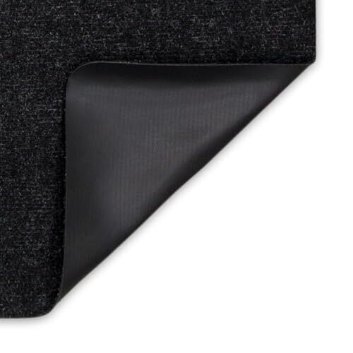 Mohawk Home Utility Runner Floor Mat Black 3' X 8' All Weather Indoor ...