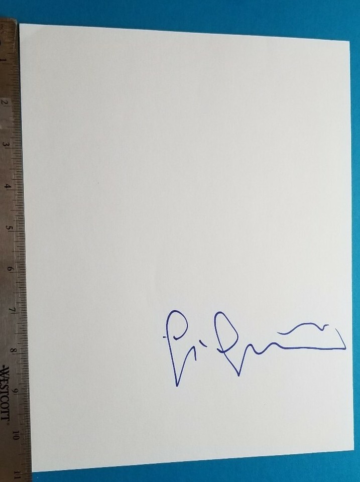 GIANCARLO GIANNINI signed card large Autograph JAMES BOND Italian actor ...