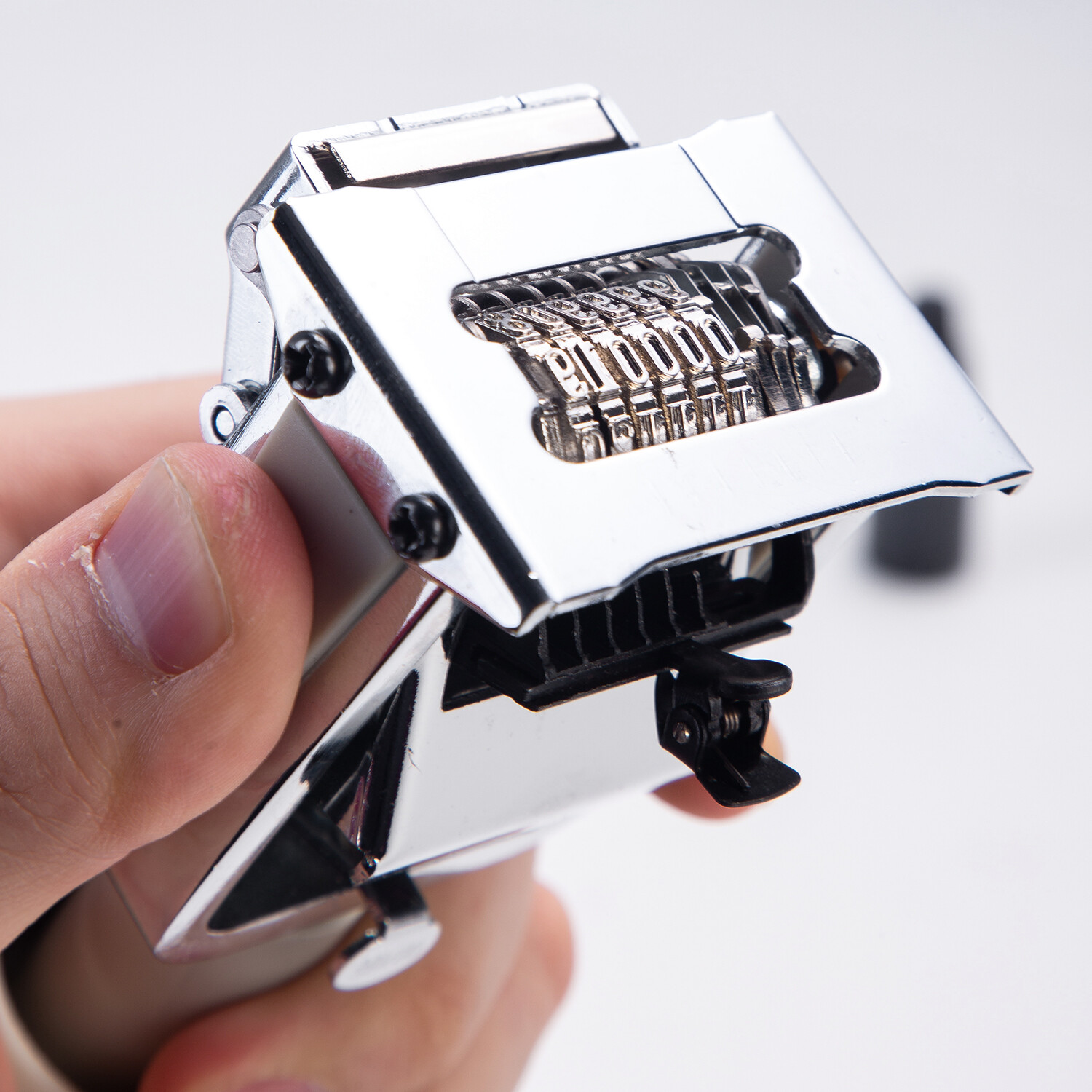 Deli Automatic Numbering Machine Stainless Steel Number Stamping Tool 6 ...