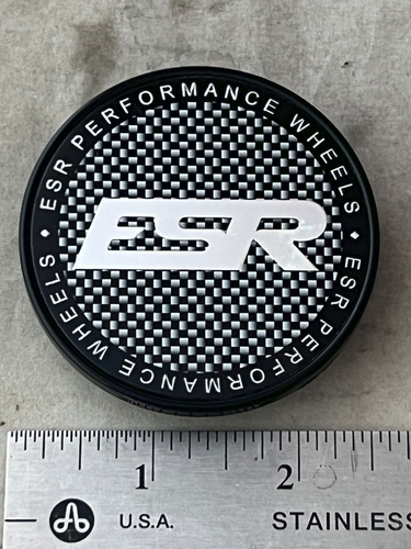 ESR Performance Racing Wheels Wheel Rim Hub Cover Center Cap CS11K63 ...