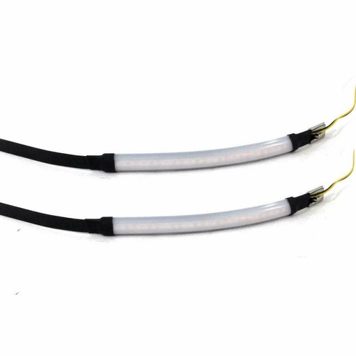 Universal Wrap Around Mount Amber LED Turn Signal Light Strips For ...