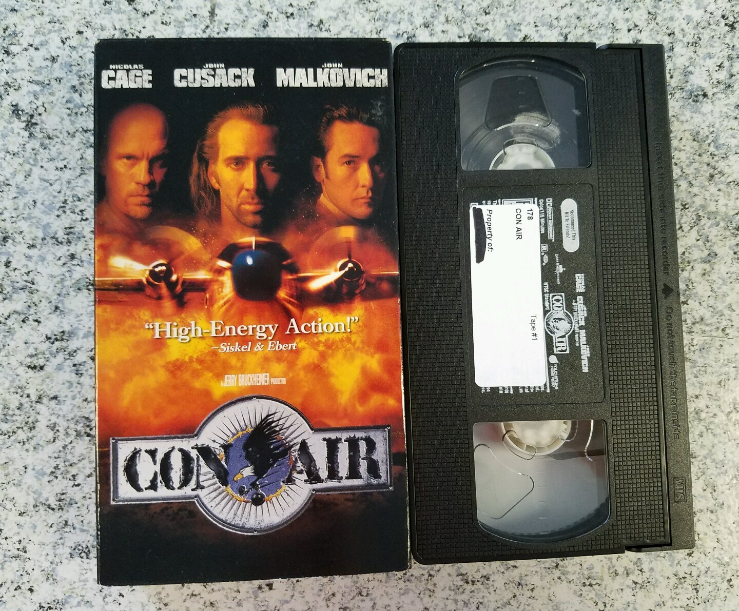 Conair Nicholas Cage John Cusack Malkovick Action VHS Video Tape | eBay