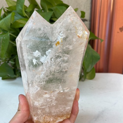 2860g Natural Clear Quartz Double Point Obelisk Quartz Cystal Wand ...