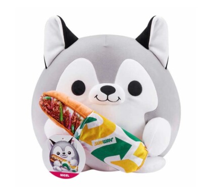 Zuru Snackles 14" Plush NIGEL the Subway Husky Stuffed Toy NWT | eBay