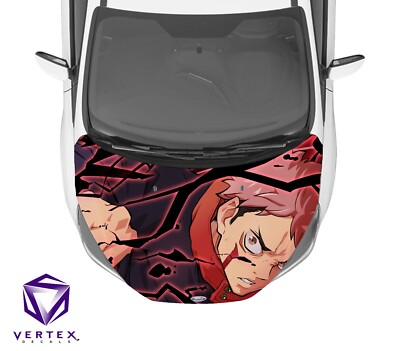 Jujutsu Kaisen Yuji Itadori JJK Anime Hood Wrap Weatherproof Vinyl ...