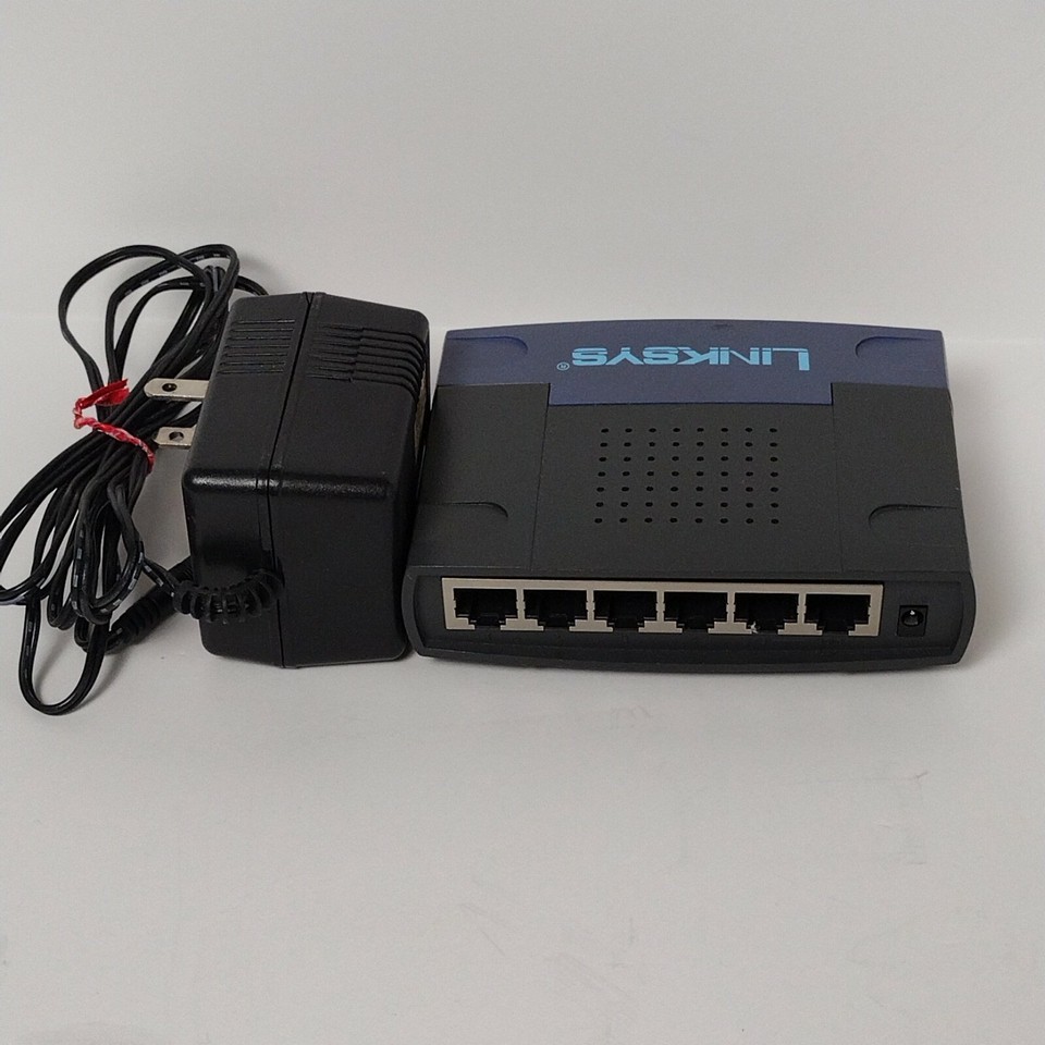 Linksys EtherFast 10/100 5-Port Workgroup Switch EZXS55W Internet ...