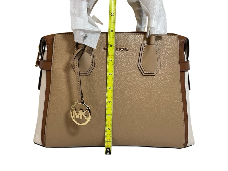 Michael Kors Purse/Wallet SET Mercer Satchel Crossbody Handbag Leather ...