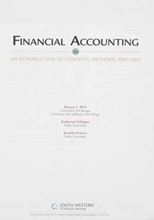 Financial Accounting : An Introduction to Concepts, Methods and Uses by ...