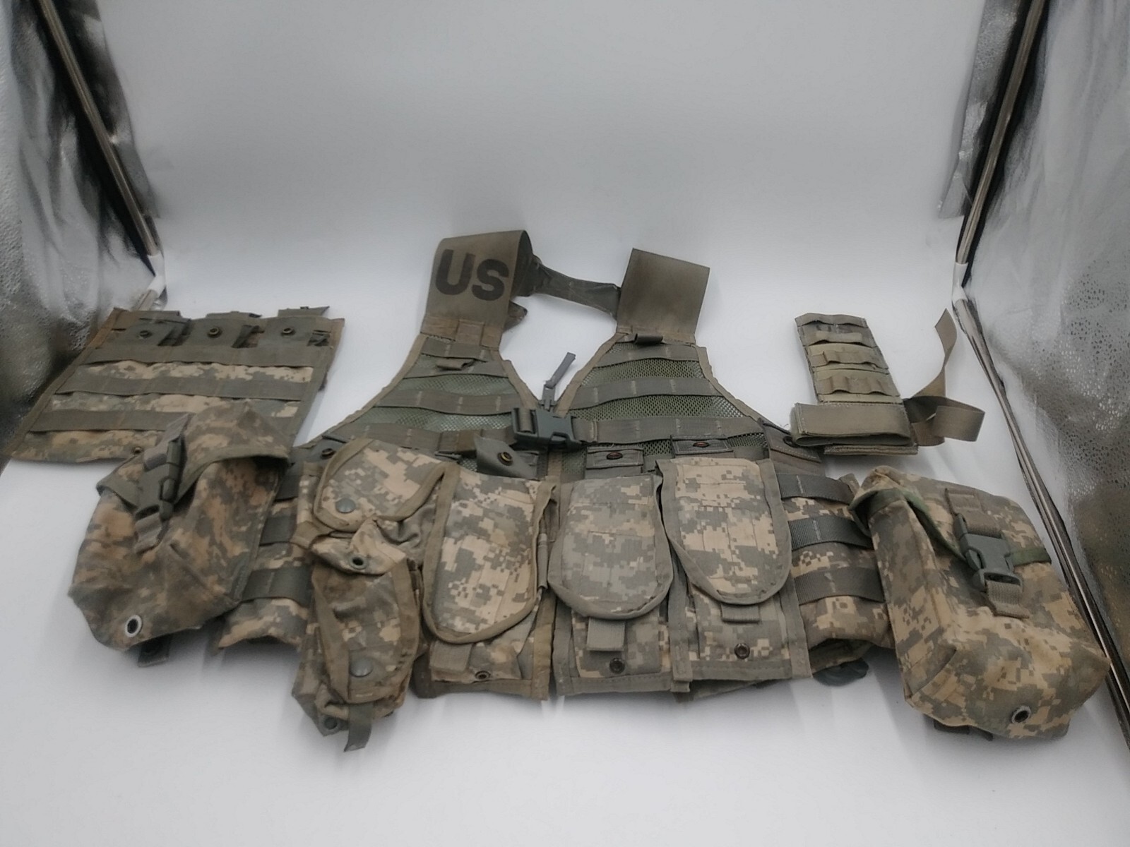 GI USMC ARMY NAVY ACU MOLLE II Front Loaded Vest w/ 11 Pouch Combo | eBay