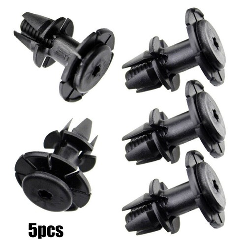 Easy To Install For BMW 1/3/ X1/X6 Clips Skirt Trim Clips 5pcs Black ...