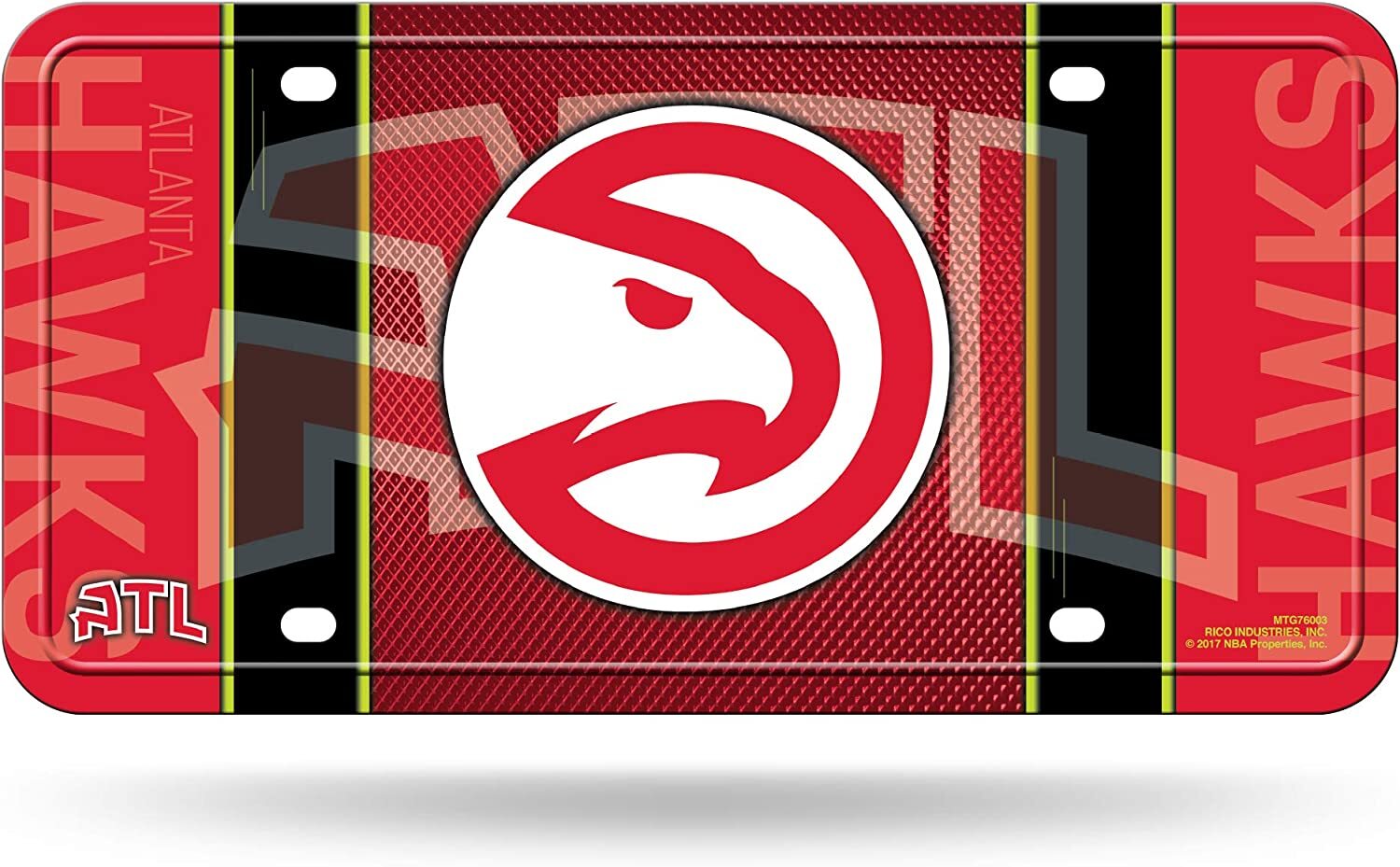 Atlanta Hawks Auto Metal Tag Car License Plate MTG | eBay