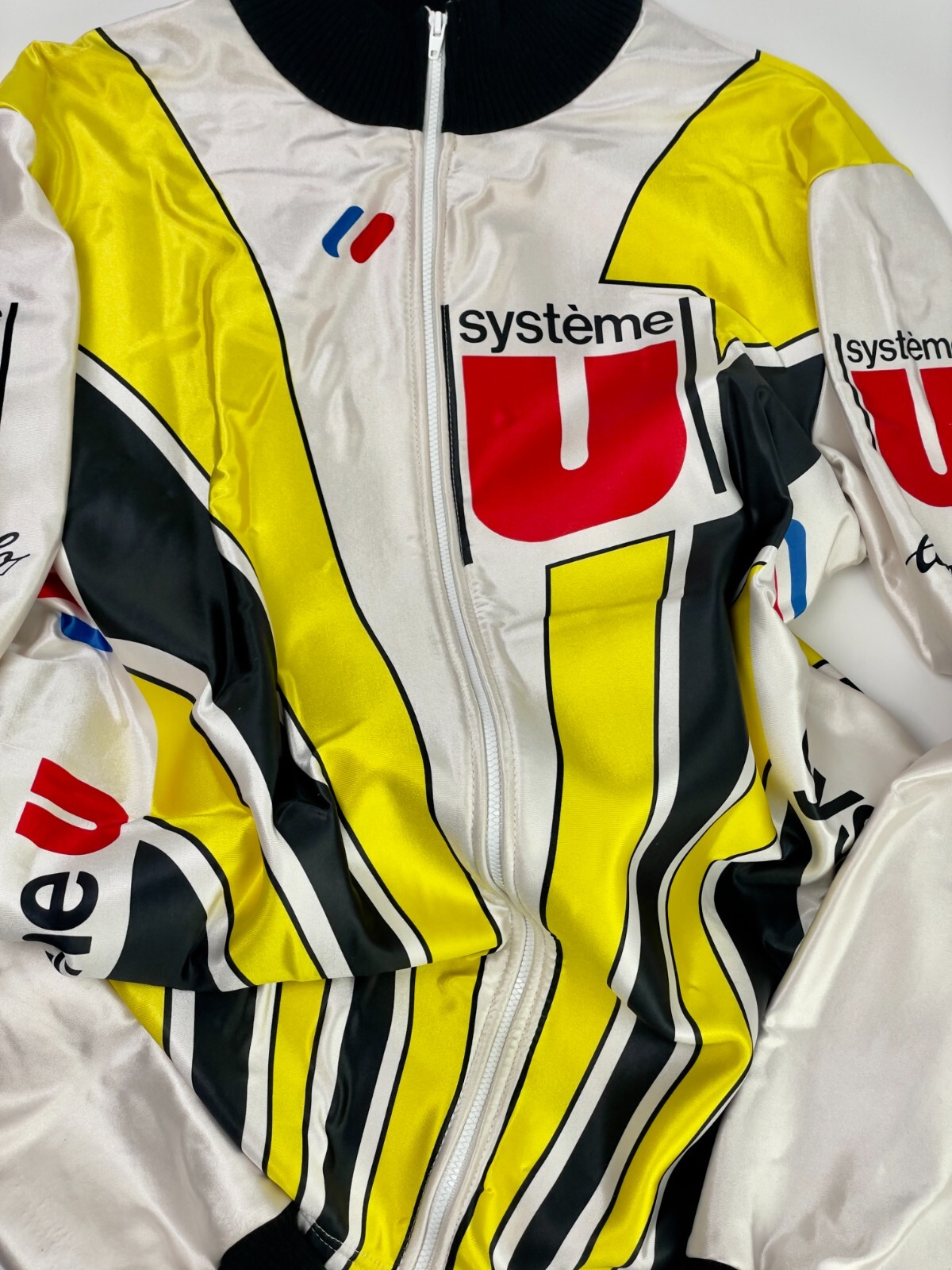 Vintage Systeme U Jacket Team Cycling White Yellow Black XL | eBay