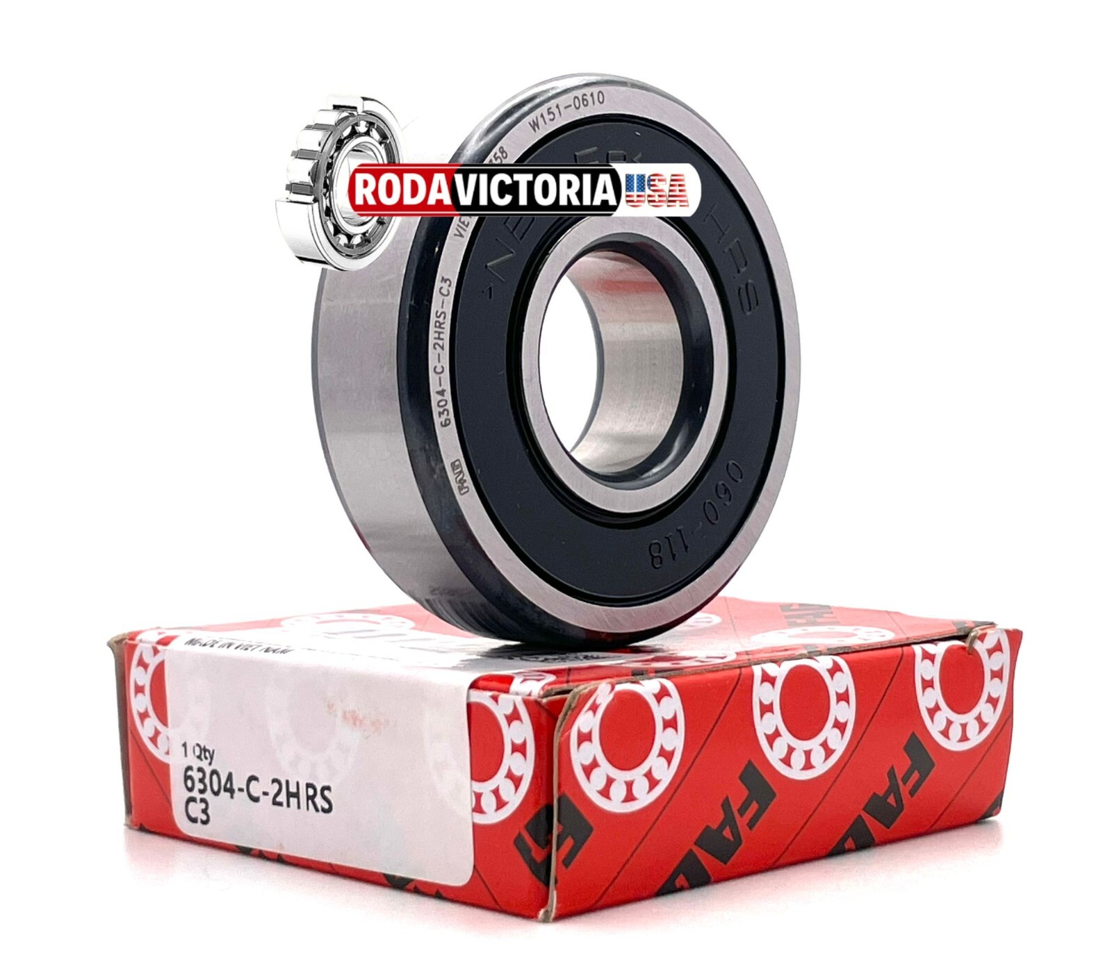 FAG 6304 2RS C3 DEEP GROOVE BALL BEARING, RUBBER SEALED 20x52x15 mm | eBay