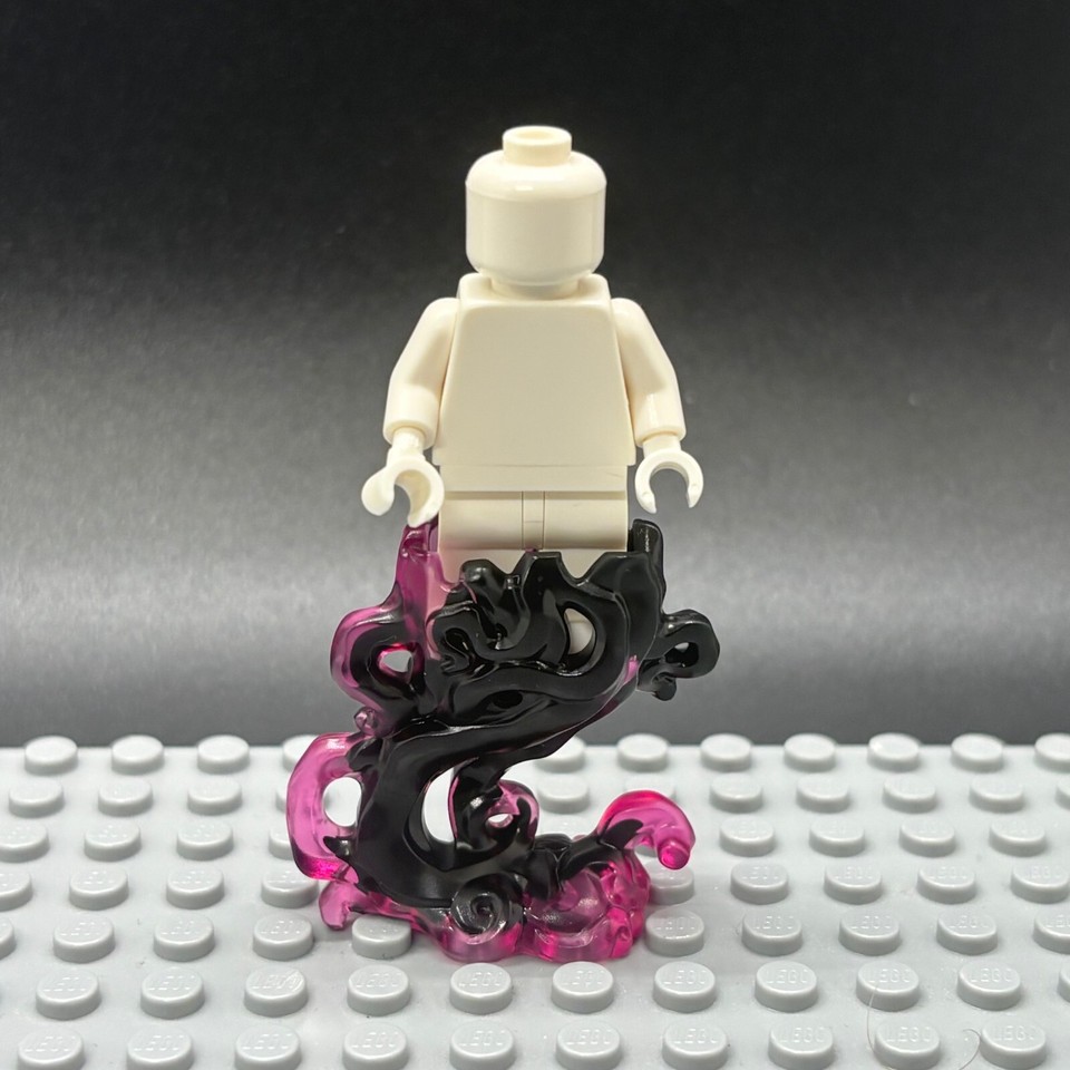 Lego New Trans-Dark Pink Minifigure Pedestal Ghost Smoke w/ Marbled ...