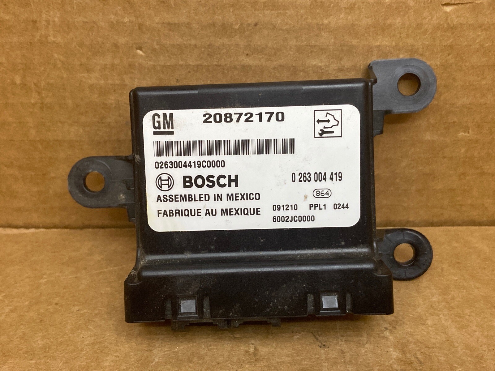 2010-2013 Chevrolet Silverado Rear Park Assist Module | 20872170 ...