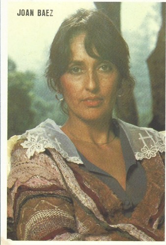⭕VTG card pocket calendar 1986 JOAN BAEZ Portugal group music singer | eBay