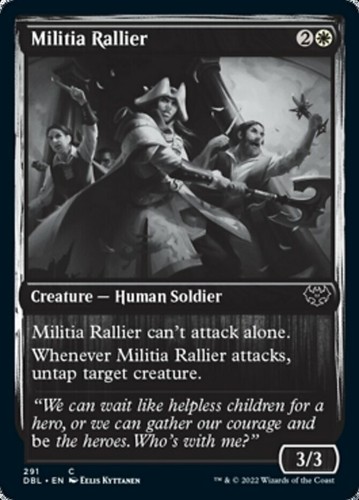 1x Militia Rallier MTG Innistrad: Double Feature NM Magic Regular | eBay