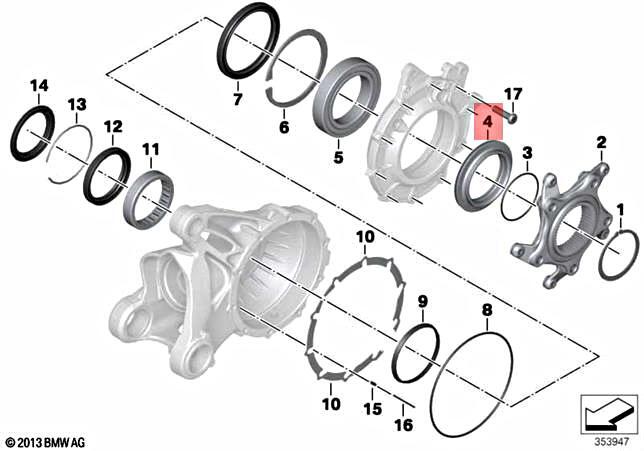 Genuine BMW K25 K26 K27 K28 K29 K40 K43 K44 0389 0320 Spacer Ring ...