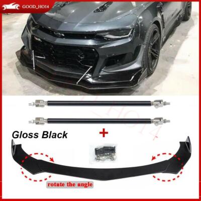 For Chevrolet Camaro SS 1LE ZL1 Front Bumper Lip Splitter Spoiler ...