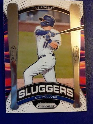 2021 Panini Prizm AJ Pollock Sluggers Insert Los Angeles Dodgers #SL8 ...