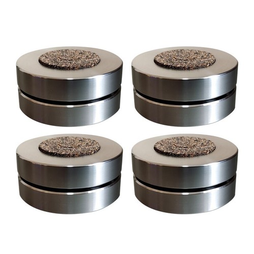 4pcs Speaker Feet Speaker Isolation Feet w/ Stainless Steel Balls 100KG ...