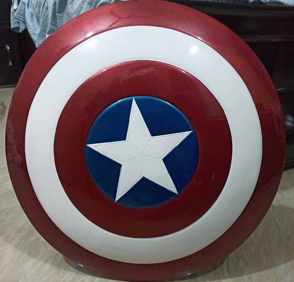 1:1 Captain America 75th Anniversary Vibranium Shield Avengers Shield ...