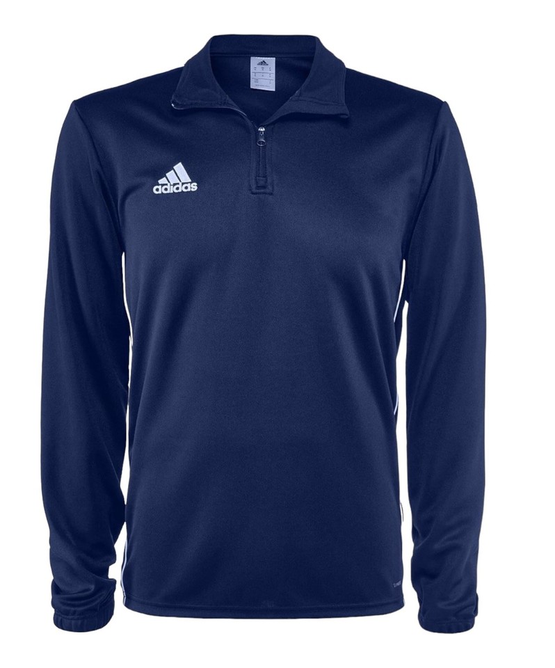 Adidas Core 18 Training Top Mens Pullover Size M Navy Blue Soccer Warm ...