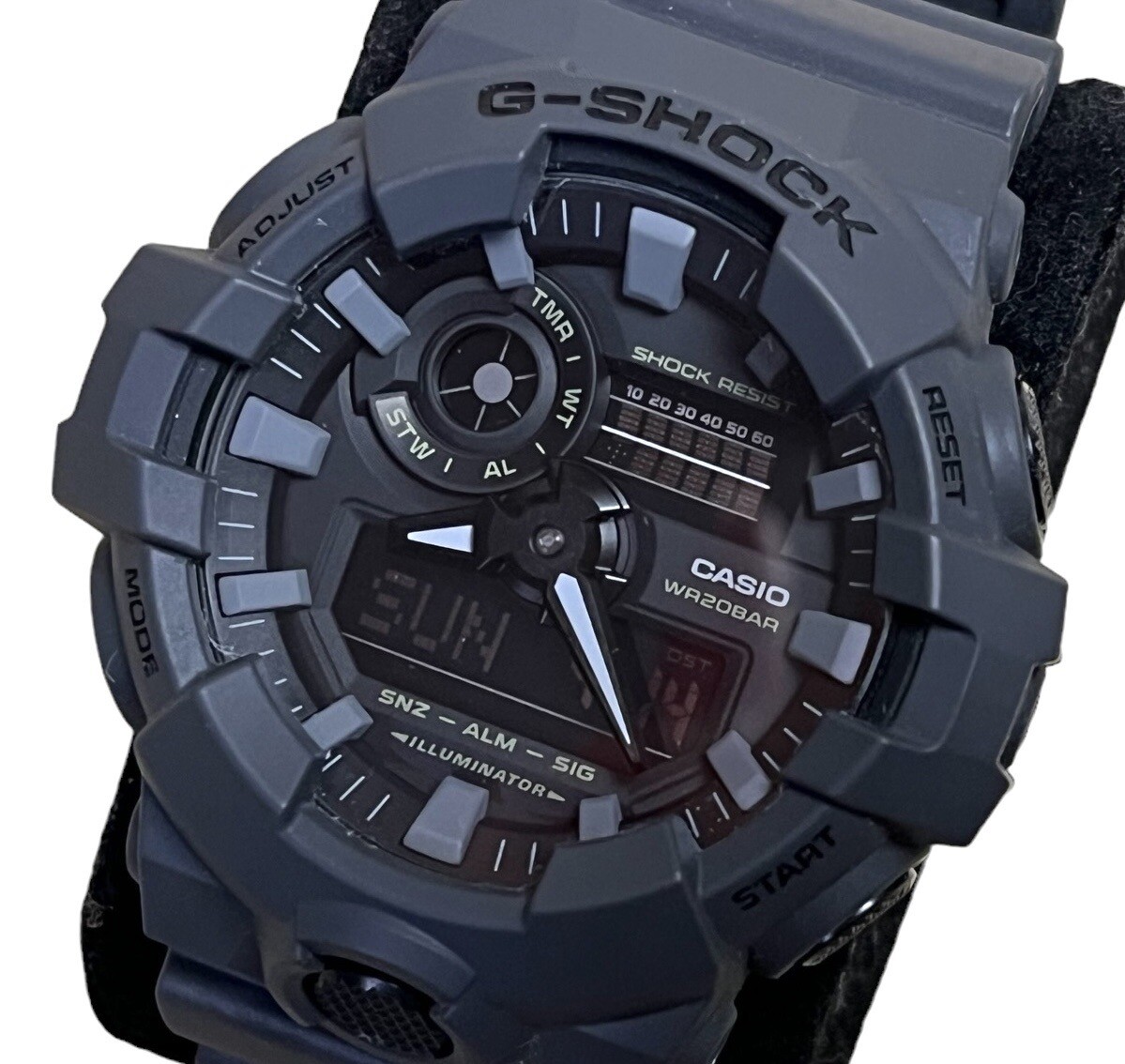 G-SHOCK Casio Mens Watch GA700UC Digital Analog Quartz Gray Sport 5522 ...