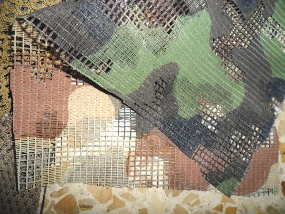 9 DIFFERENT Samples Israeli Army Idf Zahal Camo Camouflage Net 40's to ...