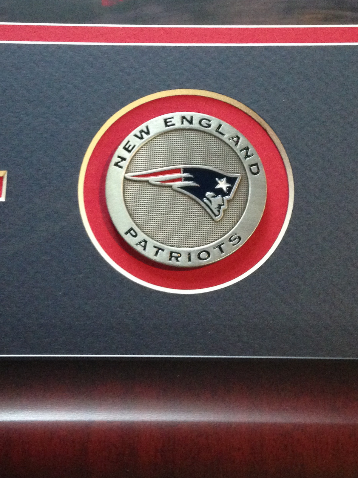 Patriots Crossing the charles River 16x20 photo Lithograph framed Tom ...