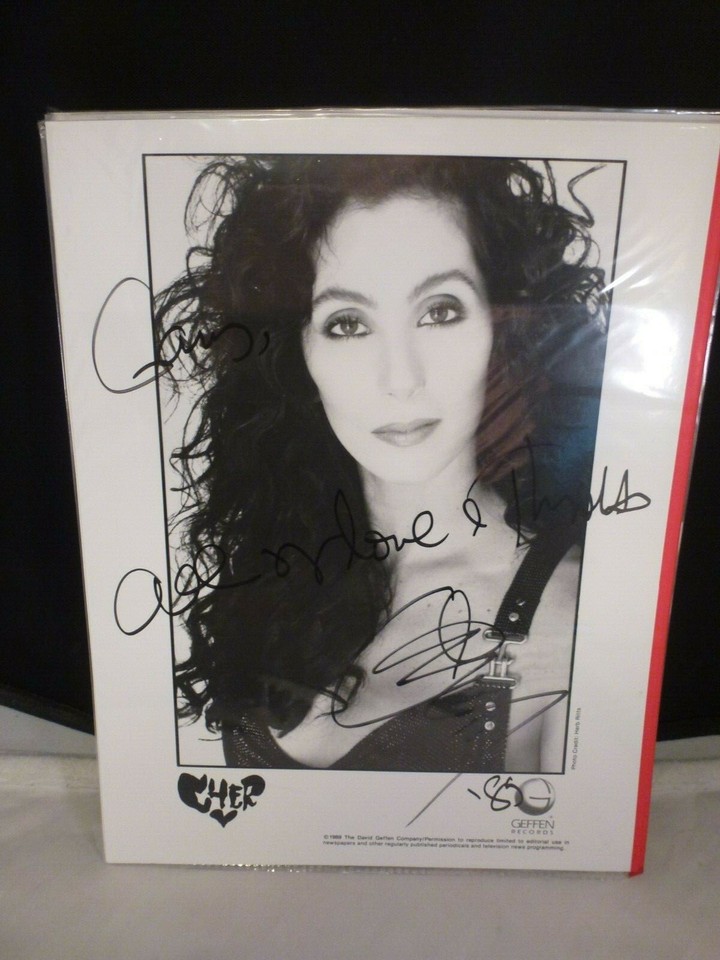 CHER Hand Signed 8 X 10 " Photo Autograph authentic ! | eBay