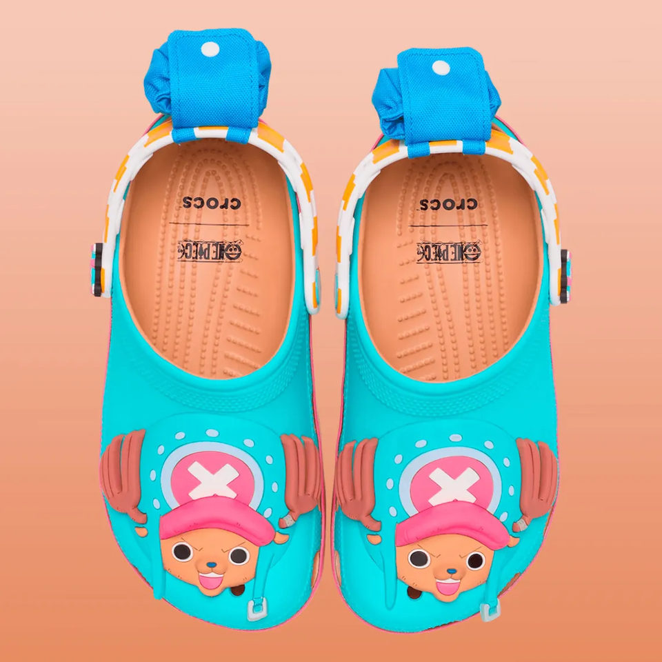 One Piece x Crocs Classic Clogs Chopper blue brown multi color 212794 ...