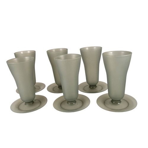 Vintage Tupperware Frosted Parfait Dessert Cups Set of 6 Smoky Gray 6.5 ...