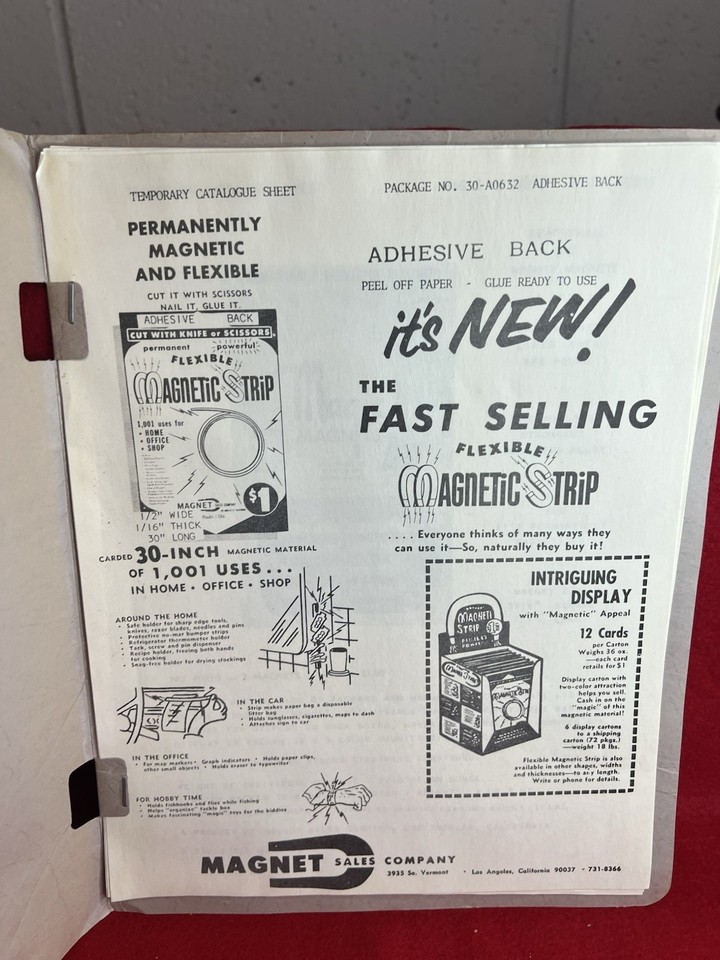 Vintage Magnet Sales Company Catalog Permanent Magnets Booklet | eBay