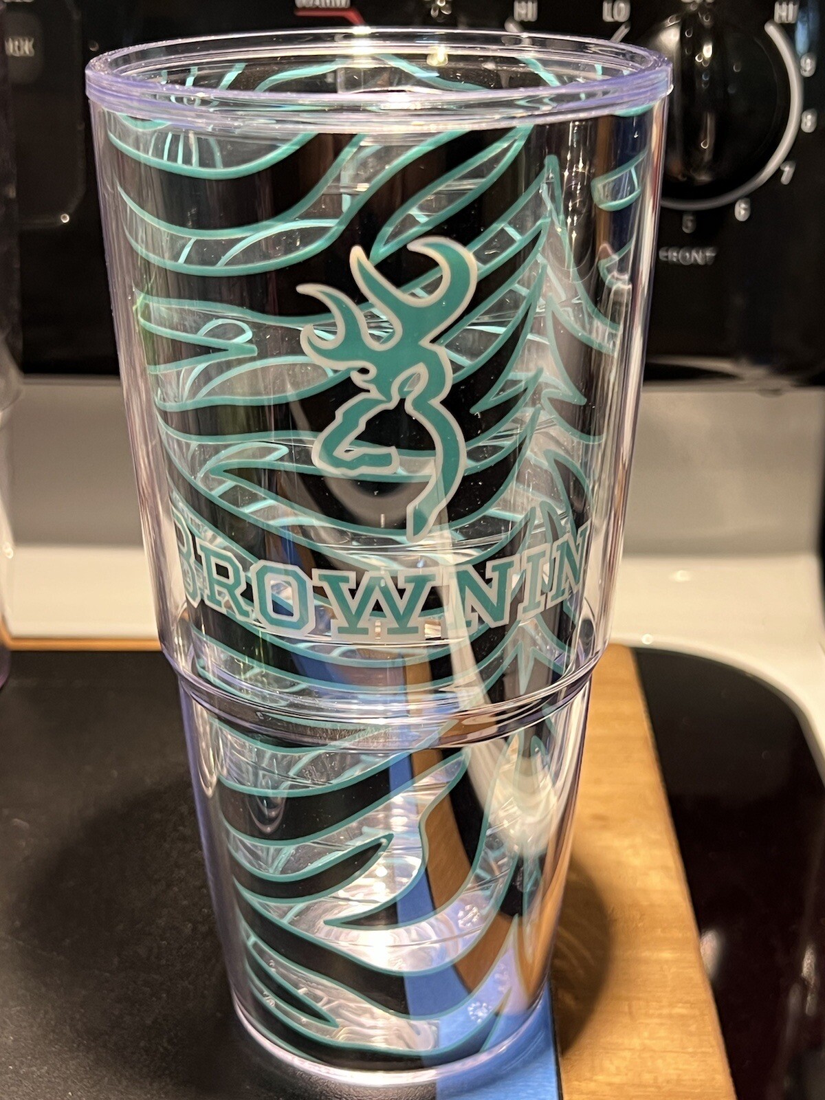 Tervis Tumbler 24oz Browning Clear Plastic Drinking Cup In Pink | eBay