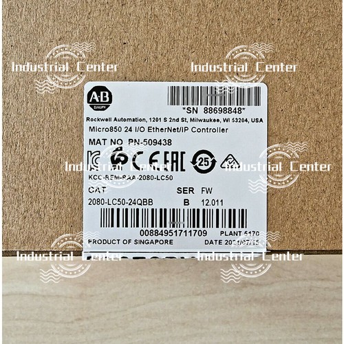 2080-LC50-24QBB AB Micro850 24 I/O EtherNet/IP Controller Spot Goods ...