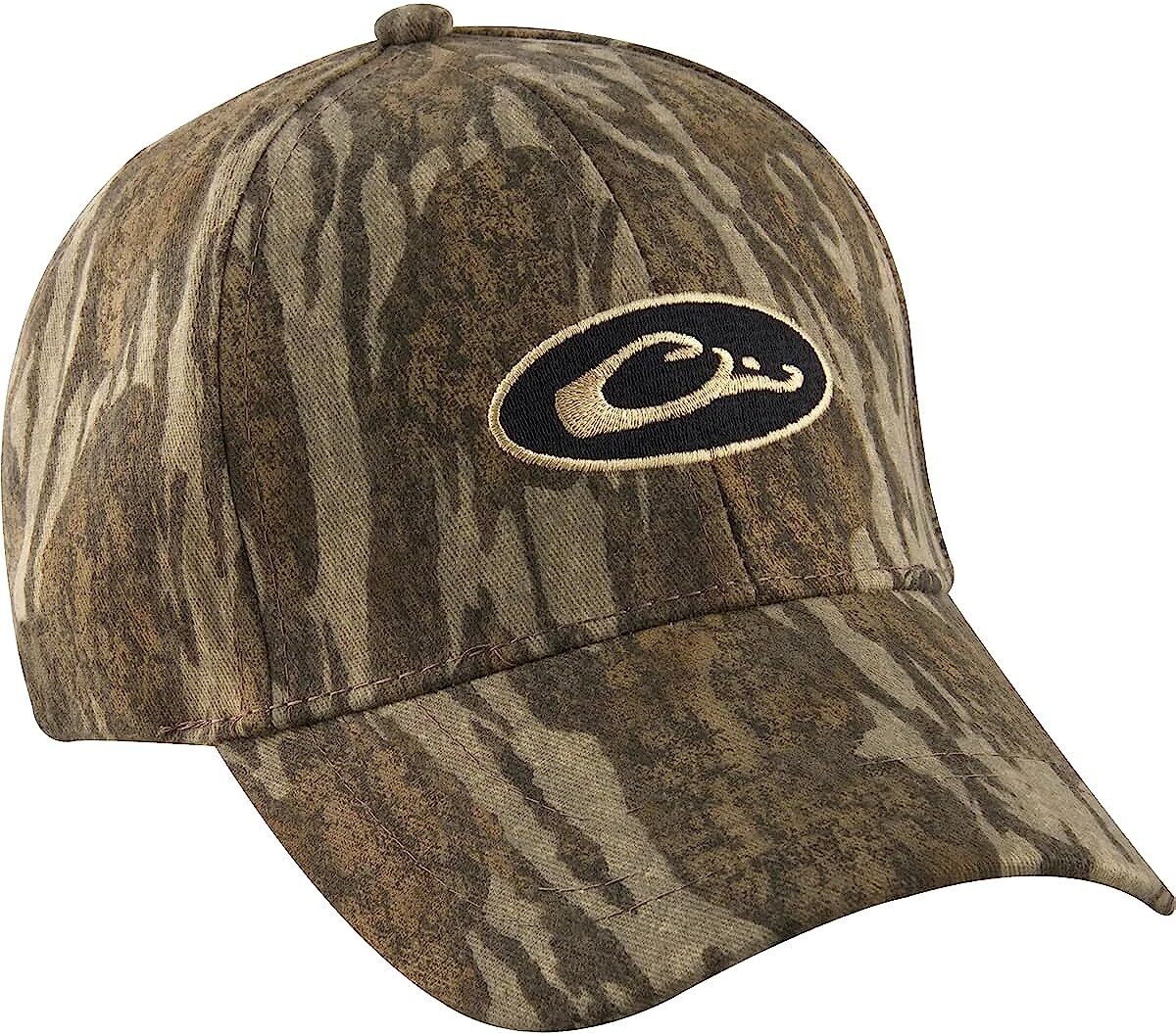 Drake Waterfowl Camouflage 100% Cotton Cap Bottomland OSFM - DW1790-006 ...