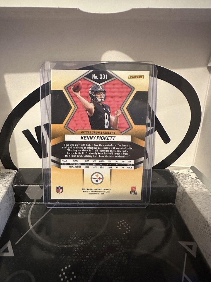 2022 Panini Mosaic Kenny Pickett Base Rookie Card Steelers #301 | eBay
