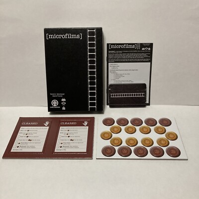 Microfilms Board/Card Game By DAVID J. MORTIMER, DAVID TURCZI Ludi ...