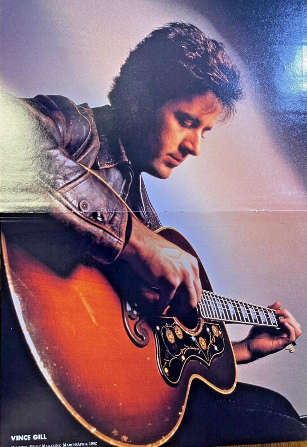 1992 Vintage Magazine Poster Country Singer Vince Gill | eBay