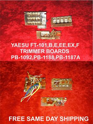 YAESU FT-101,B,E,EE,EX,F PB-1092/ PB-1188/ PB-1187/ TRIMMER CAPACITOR ...