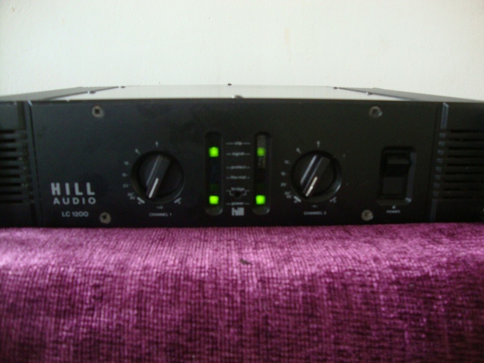 HILL AUDIO LC1200 Professional Power Amplifier UK Made Quality fully ...
