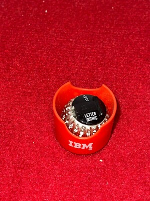 IBM Selectric II Element Typeball LETTER GOTHIC 12 Pitch, Ships Same ...