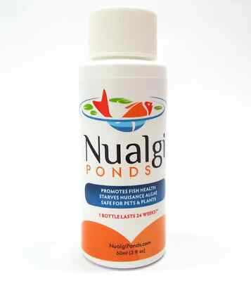 Nualgi 60 ml Natural Pond Treatment & Water Clarifier - Promotes Fish ...