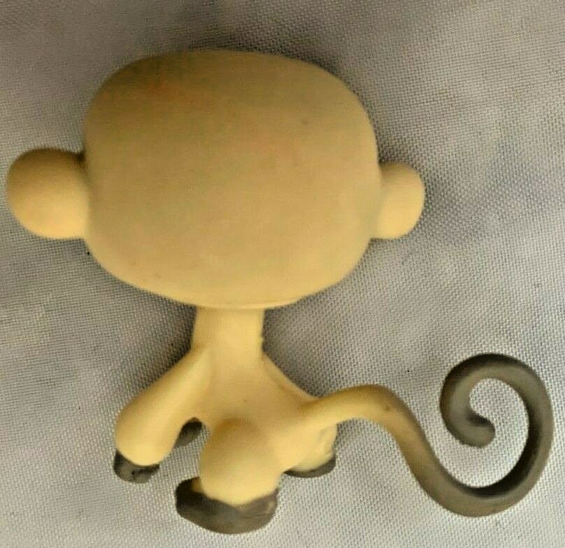 Tan Blue Eye 2" MINI Bobble Head Littlest Pet Shop Monkey Figurine | eBay