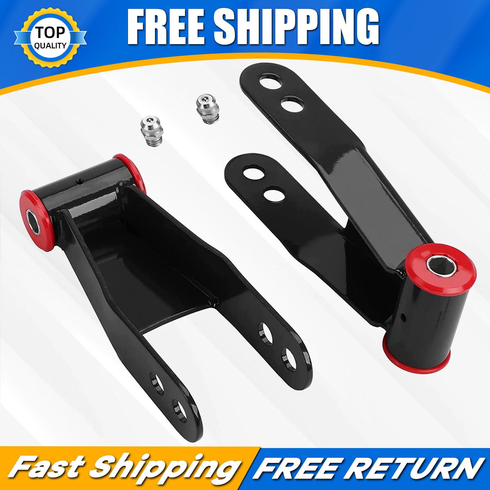 2" Rear Drop Lowering Shackle Suspension Kit For Ford Ranger 1998-2009 ...