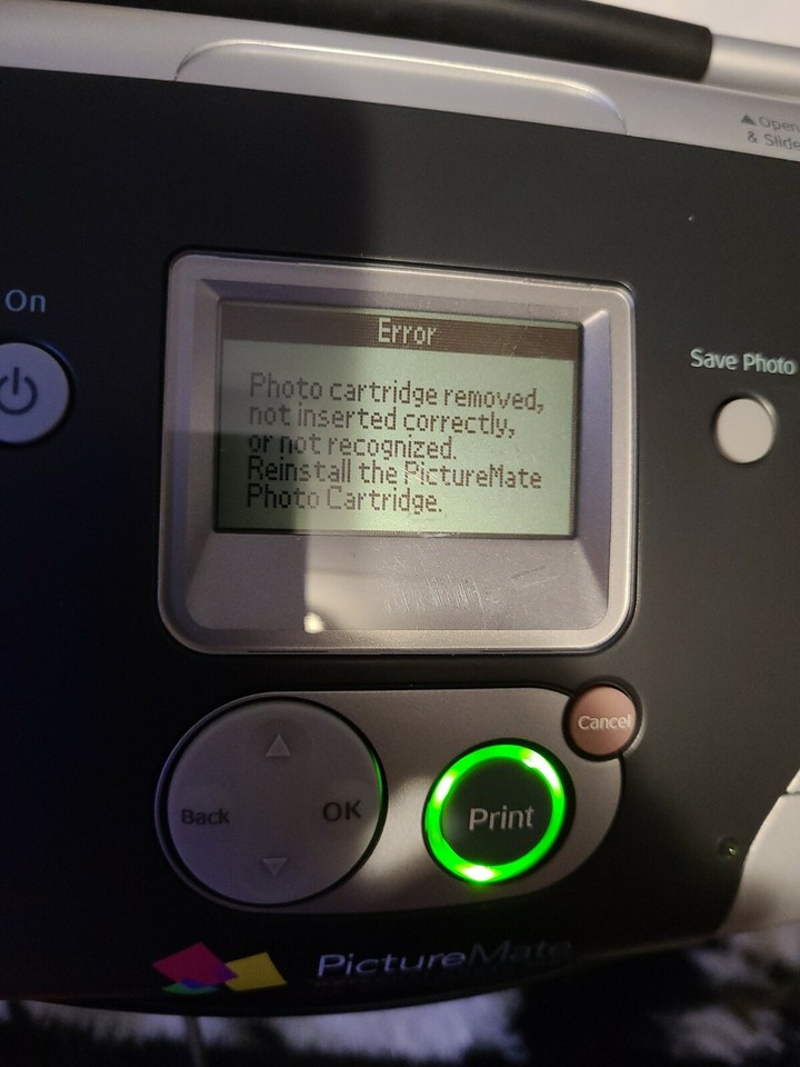 EPSON PICTUREMATE PERSONAL PHOTO LAB SNAP PM240 DIGITAL PHOTO INK JET ...