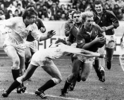 Dusty Hare Tries To Stop French Captain Jean Pierre Rives 1980 OLD ...
