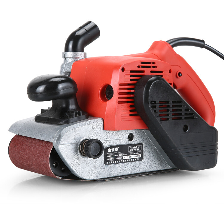 4" 1800w Aluminium Body Belt Sander Portable Sanding Polishing Machine ...